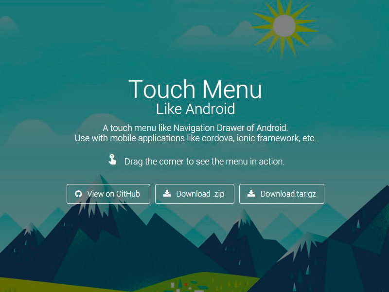 Touch Menu Like Android by ErickTatsui